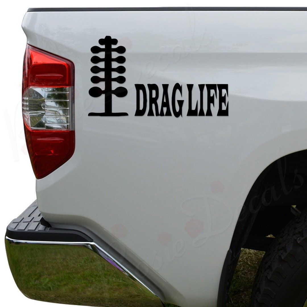 Drag Life Racing Tree Lights Die Cut Vinyl Decal Sticker for Car Truck ...