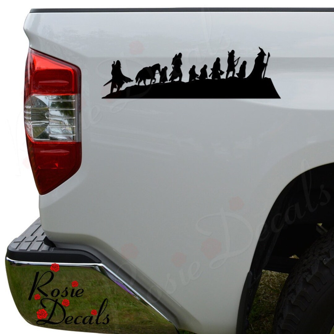 Hobbit LOTR Gandalf Caravan Middle Earth Die Cut Vinyl Decal Sticker ...