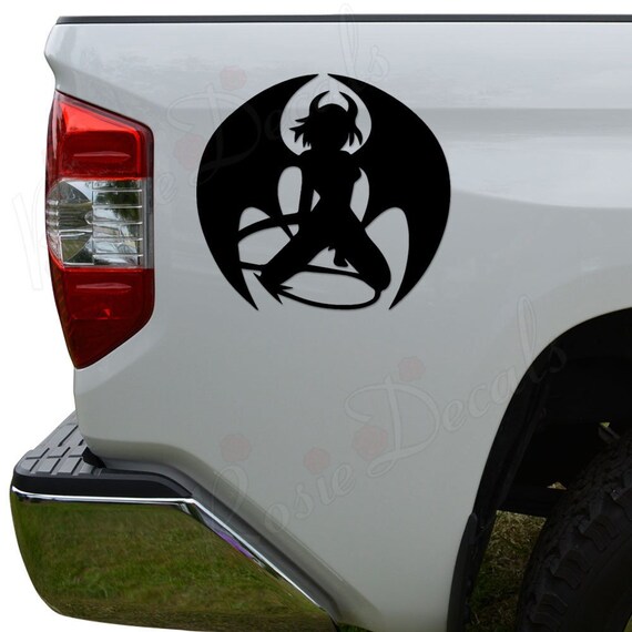 Sexy Devil Girl Demon Vampire Die Cut Vinyl Decal Sticker for | Etsy