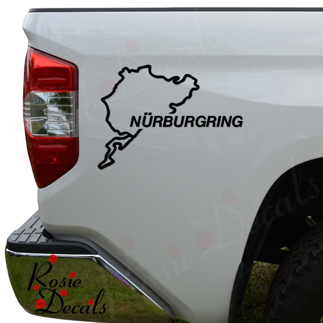 Nurburgring Germany Auto Race Track German Racing Die Cut Vinyl Decal ...