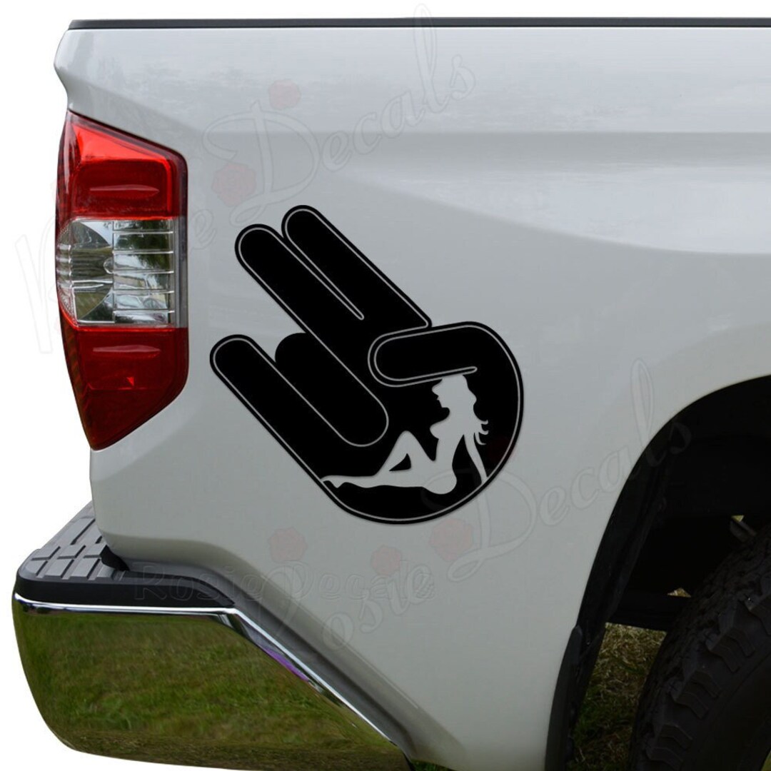 Shocker Sexy Girl JDM Japanese Motorsports Die Cut Vinyl Decal Sticker ...