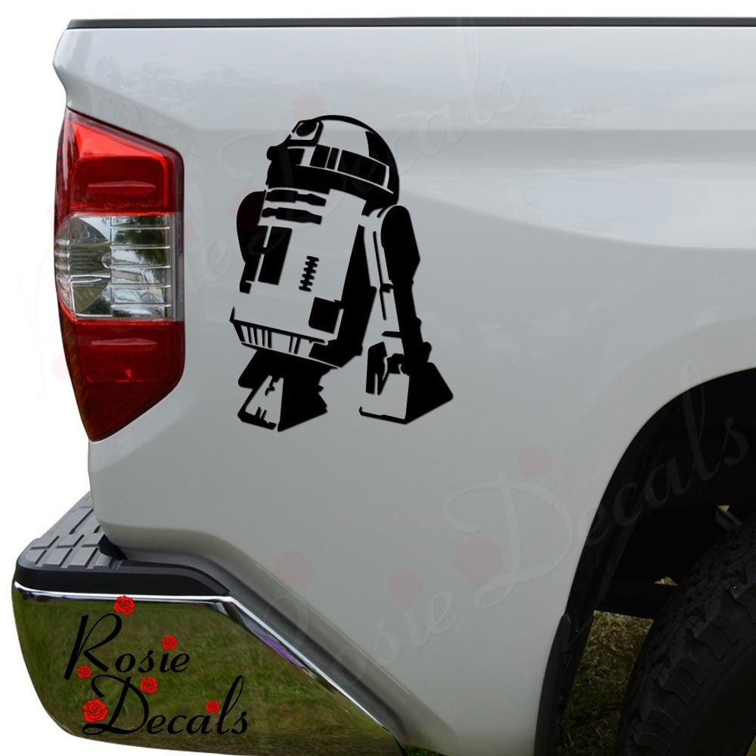 R2D2 Android Drawing Cartoon Robot Die Cut Vinyl Decal Sticker for Car ...
