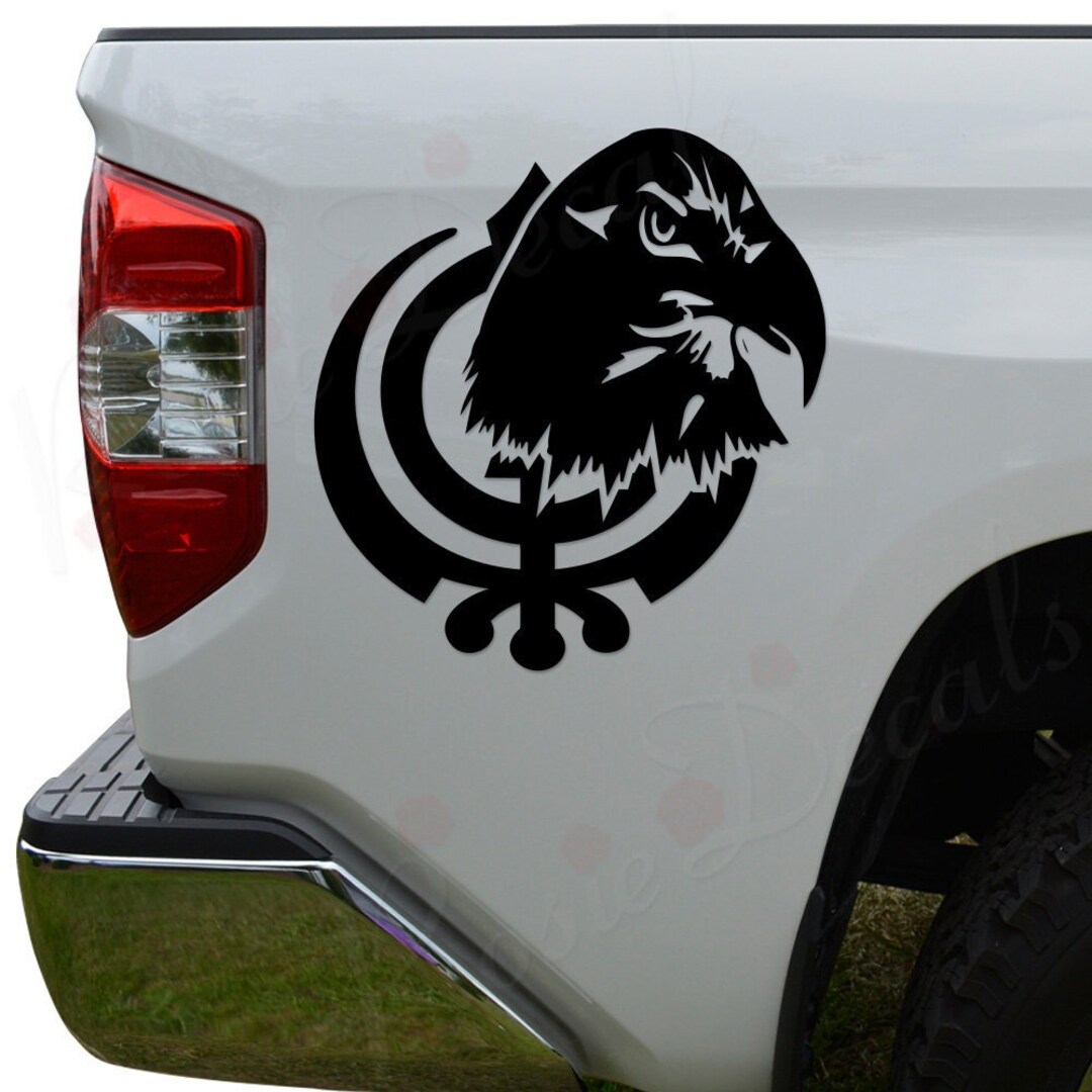 Khanda Eagle Sikh Die Cut Vinyl Decal Sticker for Car Truck Motorcycle ...