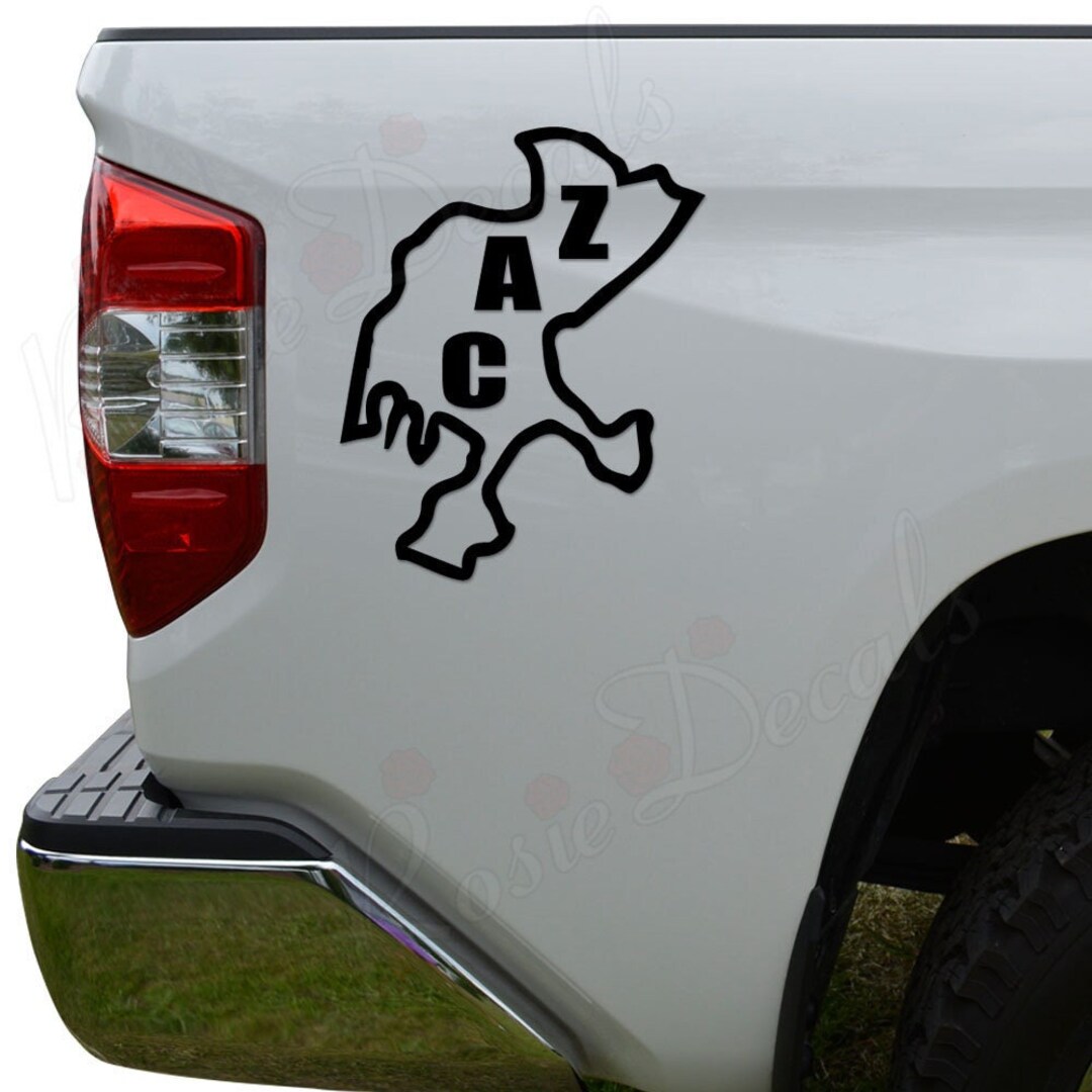 Zacatecas Mexico ZAC State Map Outline Die Cut Vinyl Decal Sticker for ...