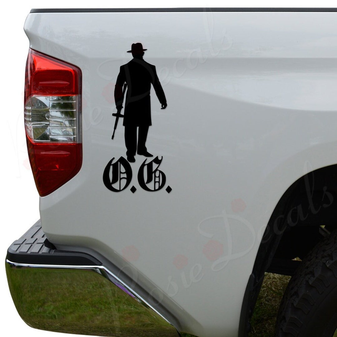 OG Original Gangster Gun Rifle Mob Crime Die Cut Vinyl Decal Sticker ...