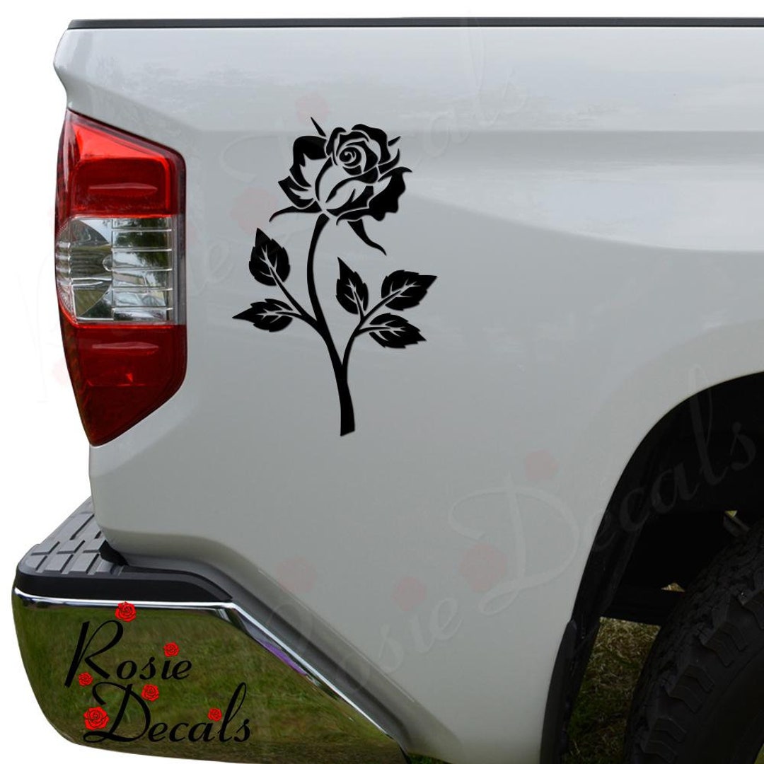 Rose Flower Petal Romance Florist Garden #02 Die Cut Vinyl Decal ...