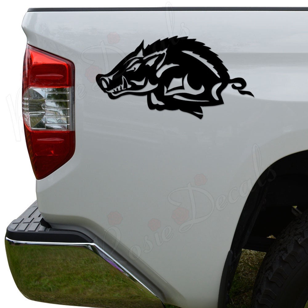 Charging Boar Wild Hog Pig Die Cut Vinyl Decal Sticker for Car - Etsy