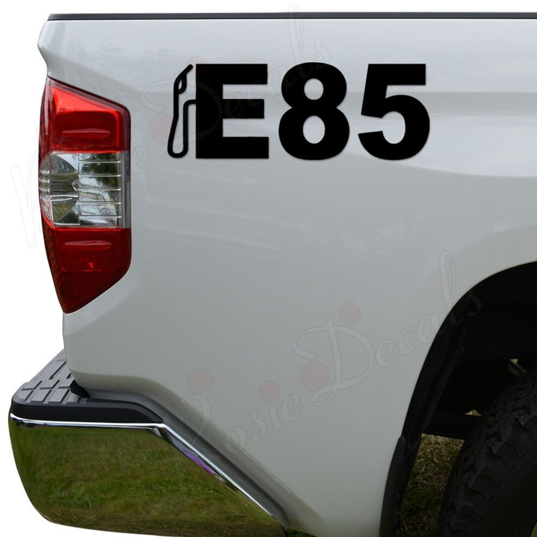 E85 Ethanol Fuel Gas Clean Air Die Cut Vinyl Decal Sticker for Car ...