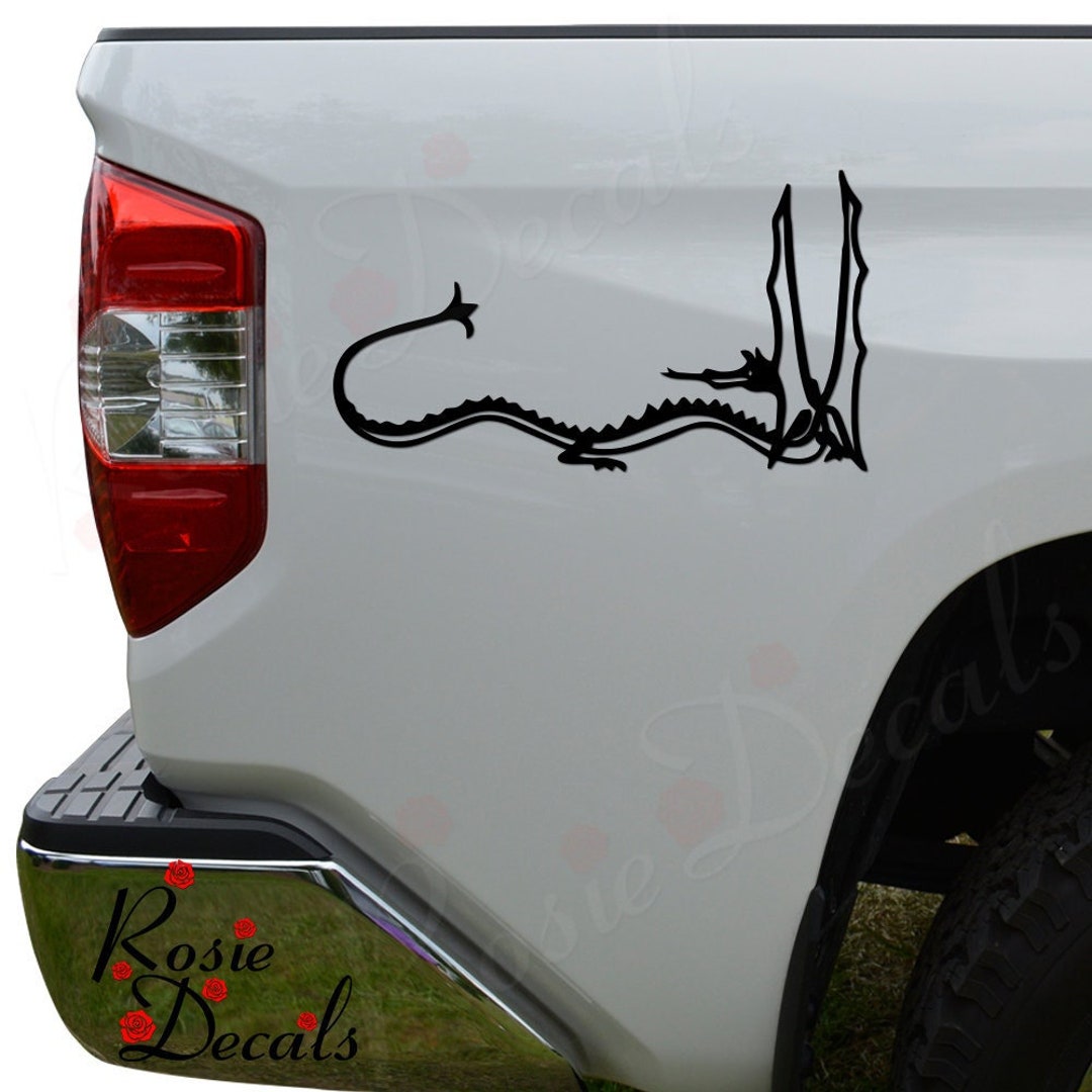 Gold Dragon Middle Earth Gold Mountain Die Cut Vinyl Decal Sticker for ...