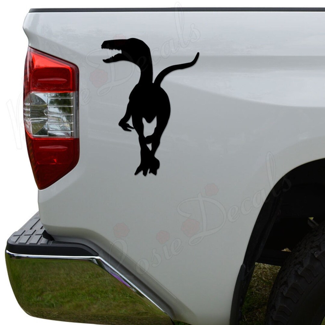 Velociraptor Dinosaur Predator Jurassic Die Cut Vinyl Decal Sticker for ...