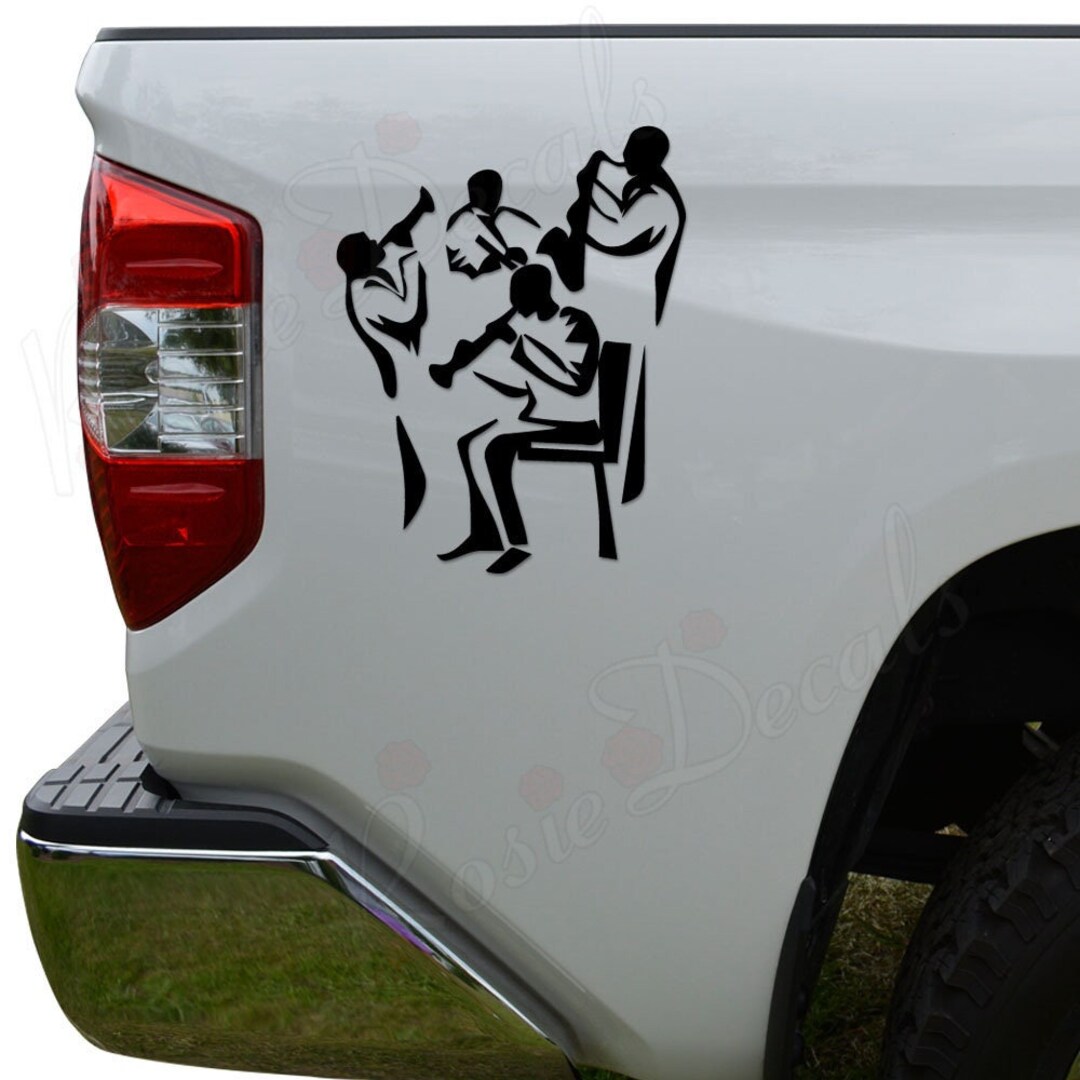 Jazz Band Blues Music Trupmpet Die Cut Vinyl Decal Sticker for Car ...