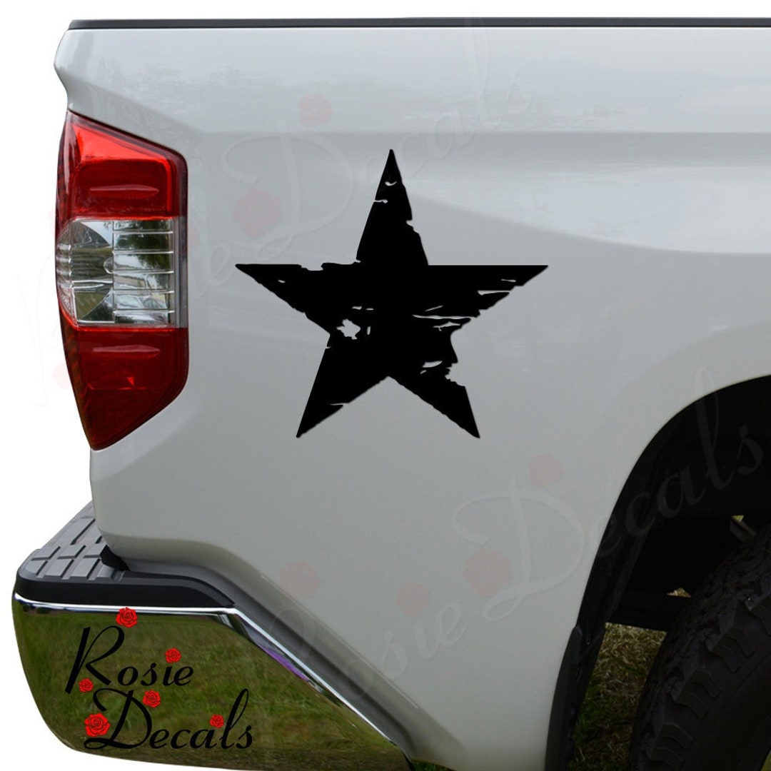 Distress Star US Army Military #01 Die Cut Vinyl Decal Sticker for Car ...
