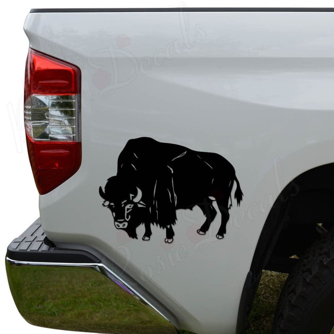 Buffalo Bison Animal Montana Indians Die Cut Vinyl Decal Sticker for ...