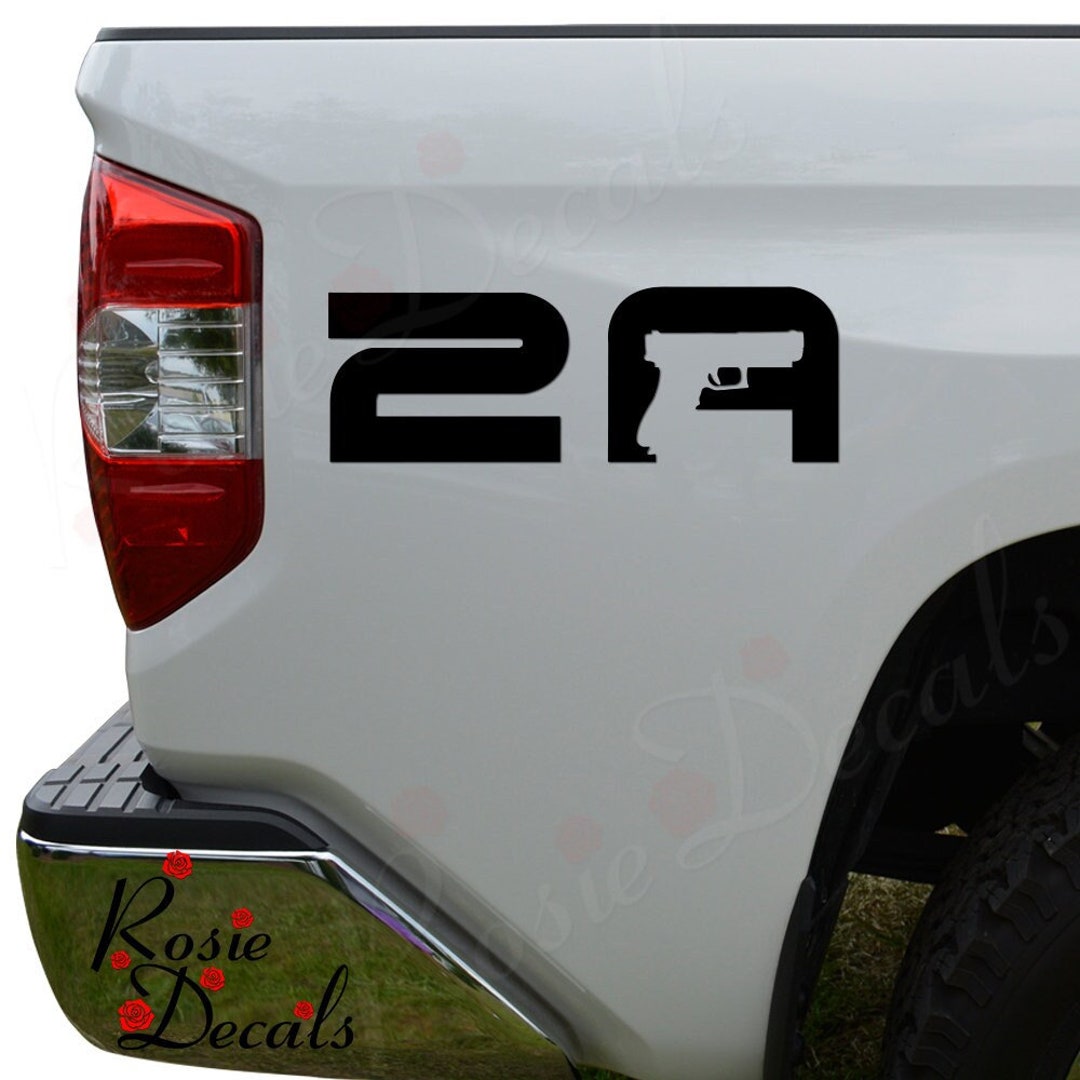 2A Gun Rights 2nd Amendment Pistol Constitution Die Cut Vinyl Decal ...