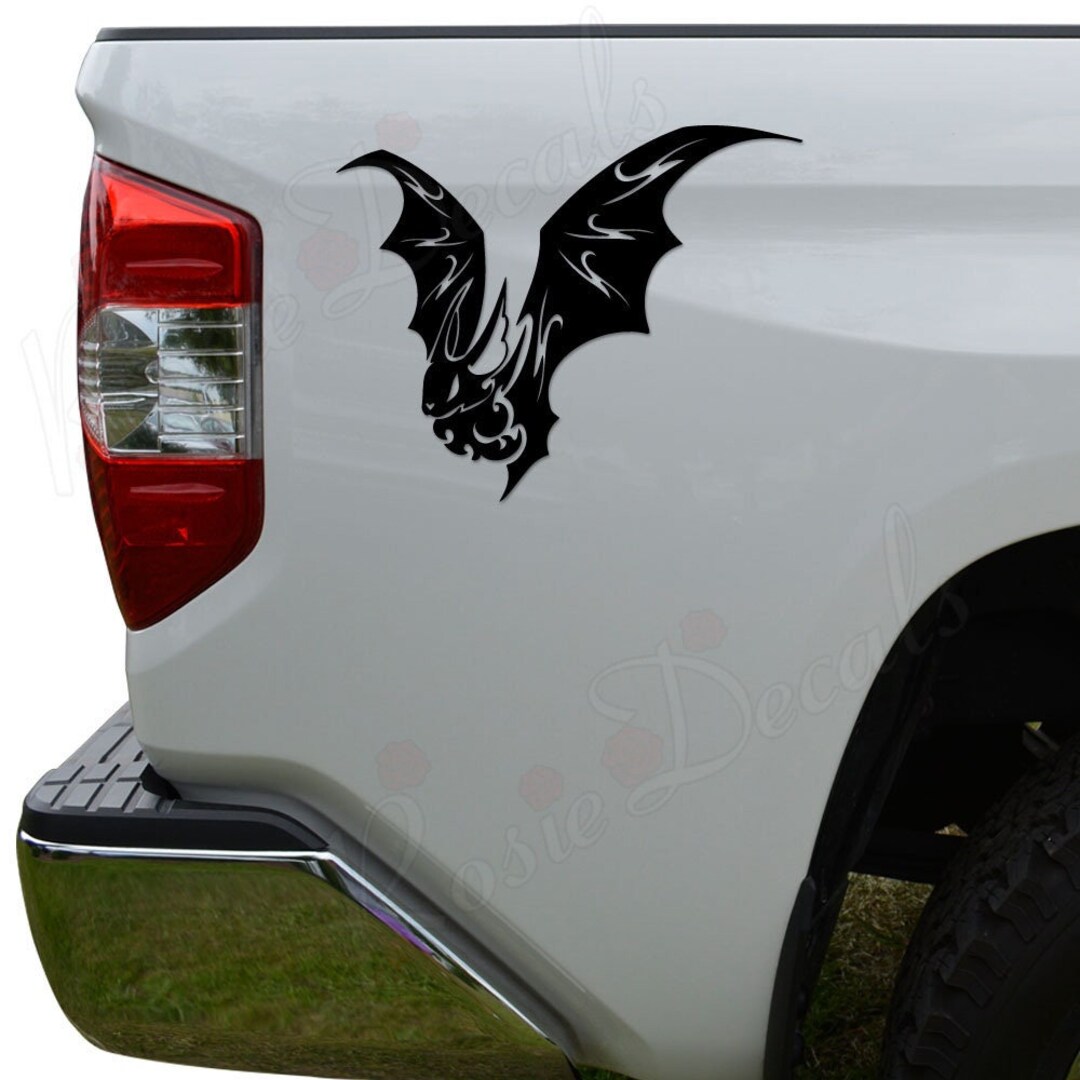 Flying Bat Die Cut Vinyl Decal Sticker for Car Truck Motorcycle Window ...