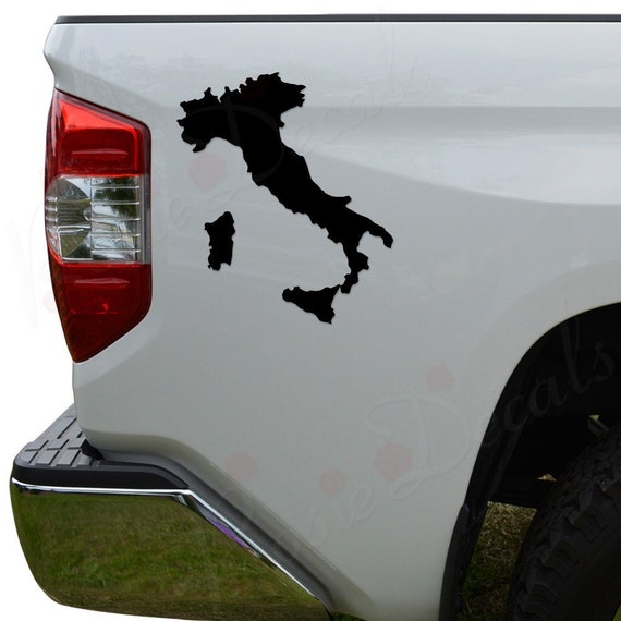 Italy Country Map Italian Die Cut Vinyl Decal Sticker for Car - Etsy