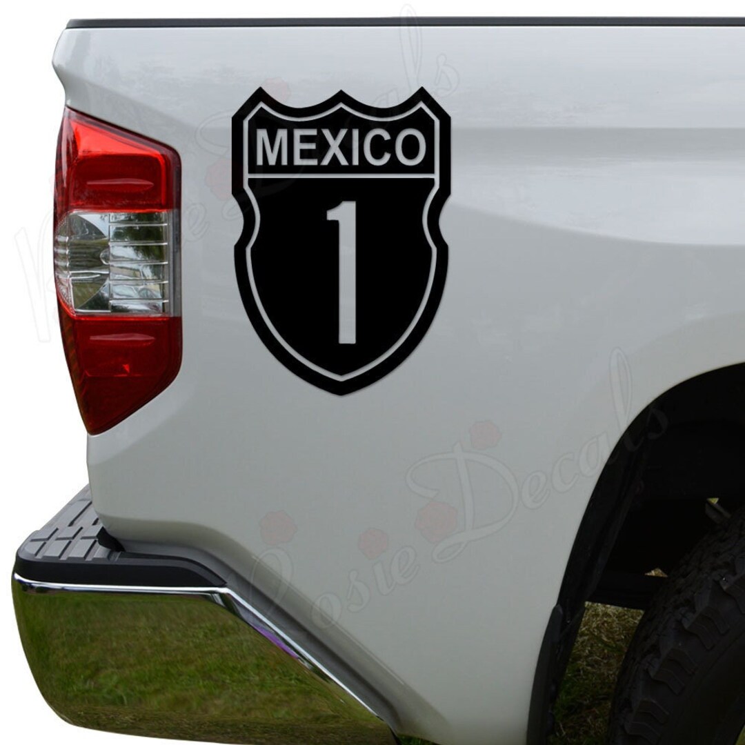 Baja Highway 1 Sign Mexico California Die Cut Vinyl Decal Sticker for ...