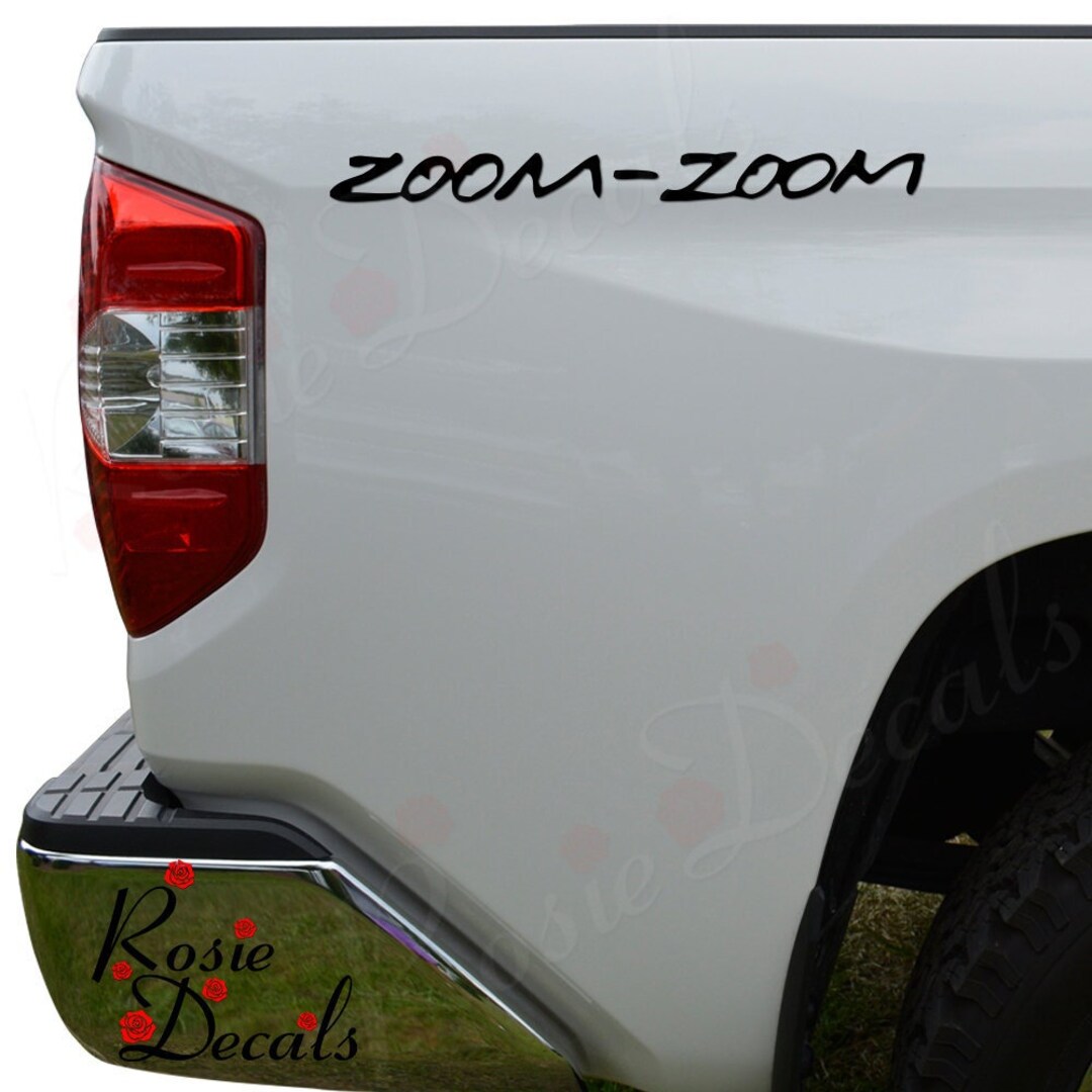Zoom Zoom Auto Speeding JDM Japanese Motorsports Racing Die Cut Vinyl ...