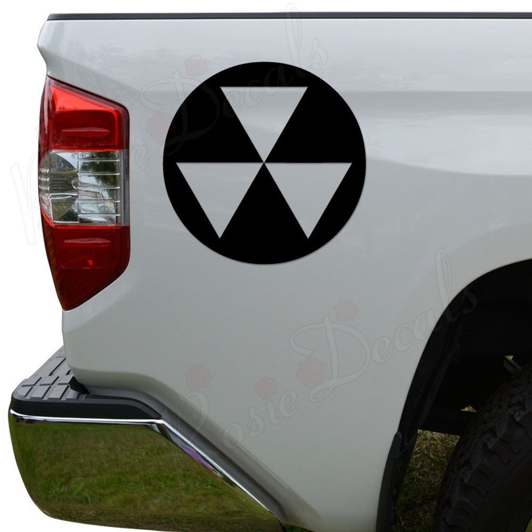 Fallout Shelter Nuke Radiation Die Cut Vinyl Decal Sticker for Car ...
