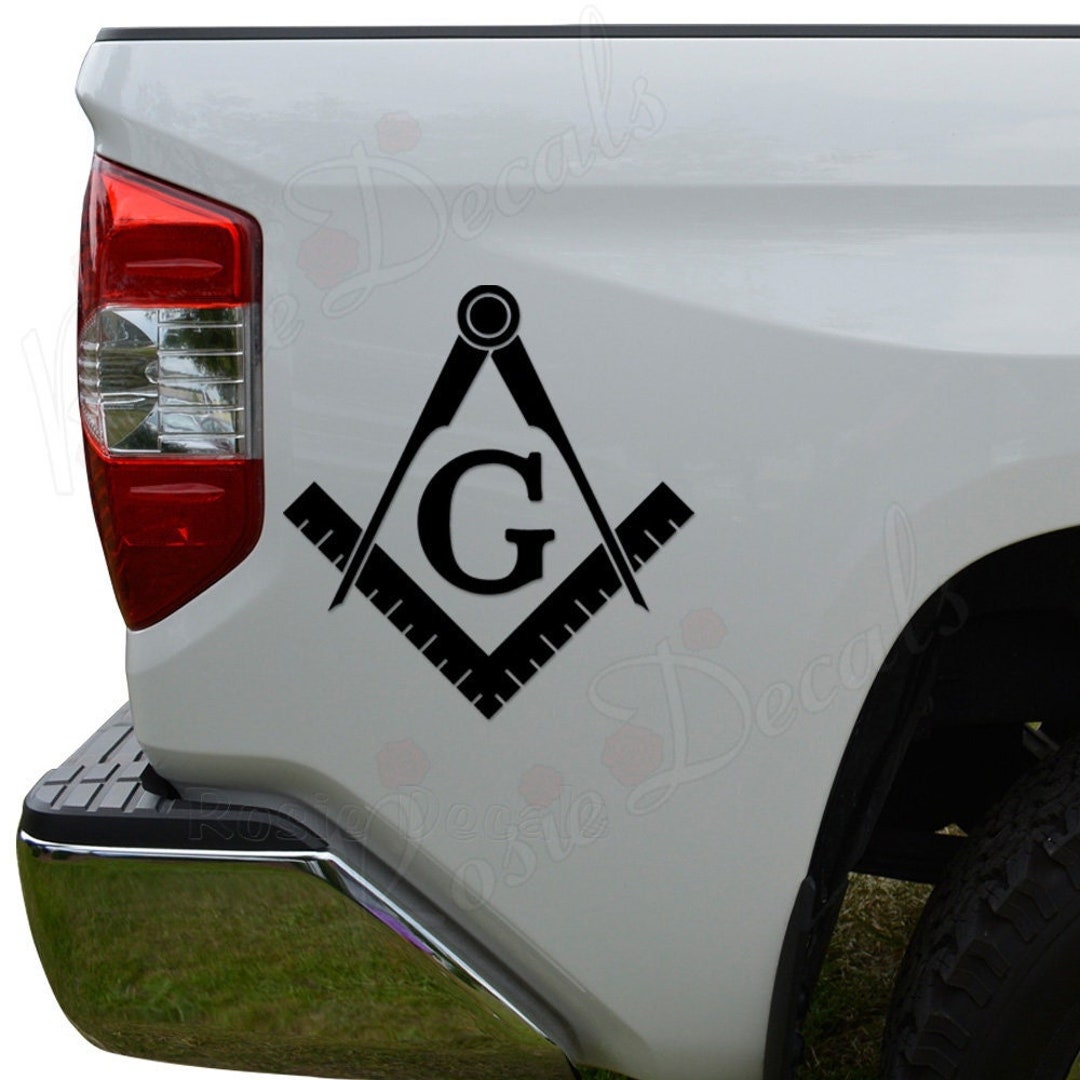 Masonic Tool Freemason Templar Christian Die Cut Vinyl Decal Sticker ...