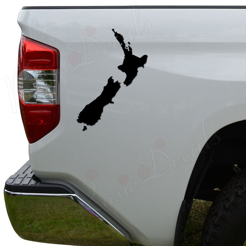New Zealand Country Map Die Cut Vinyl Decal Sticker for Car Truck ...