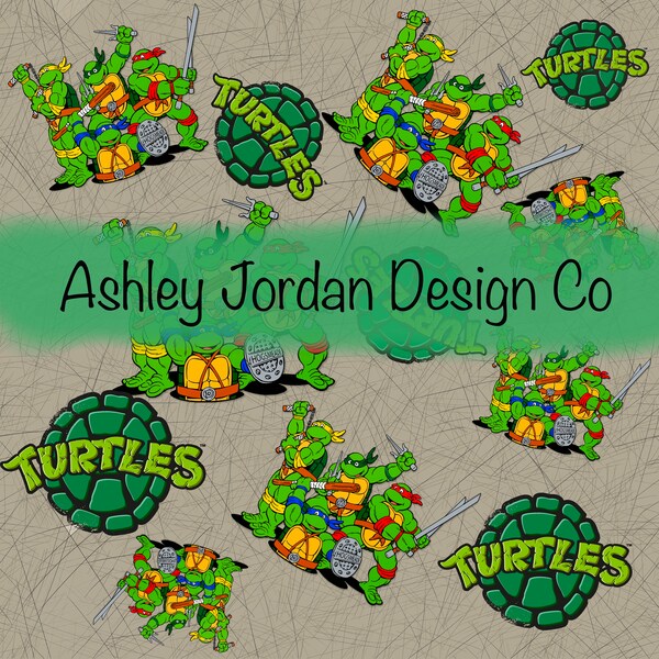 Ninja Turtle Seamless - Etsy