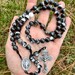 Stone Catholic Corded Rosary, Zebra Jasper, Miraculous Medal, Pardon ...