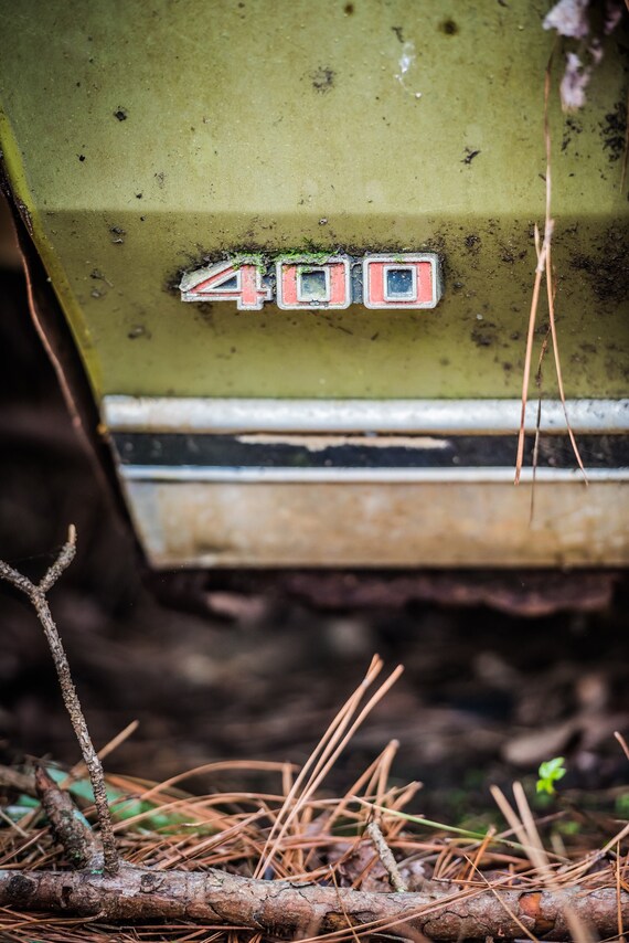 The Side 400 Emblem From an Abandoned Chevy Classic Car | Etsy