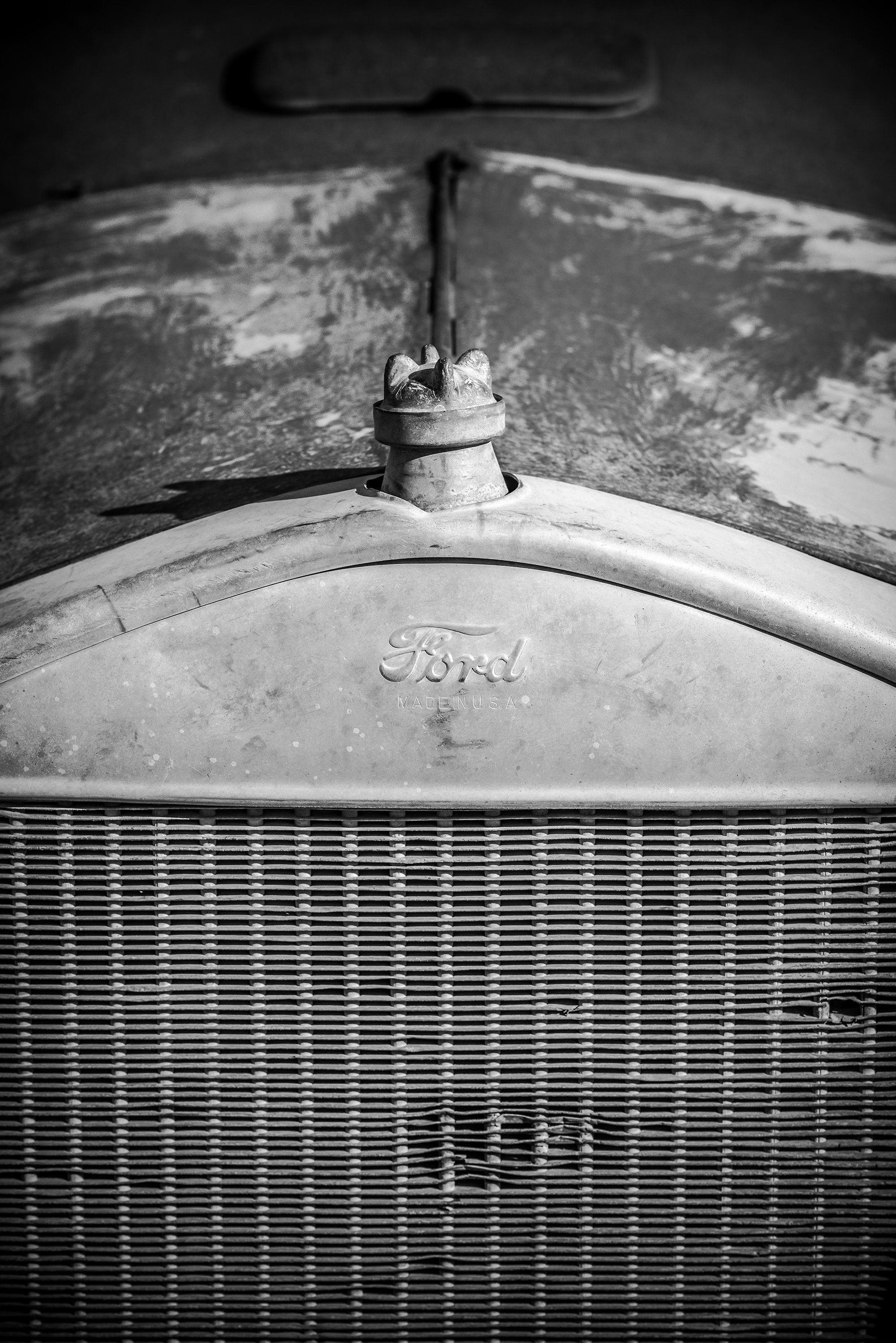 Vintage Antique Ford Car Radiator With Logo, Cap and Textures ...