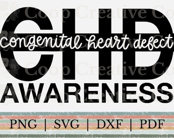 Chd Awareness Svg | Etsy