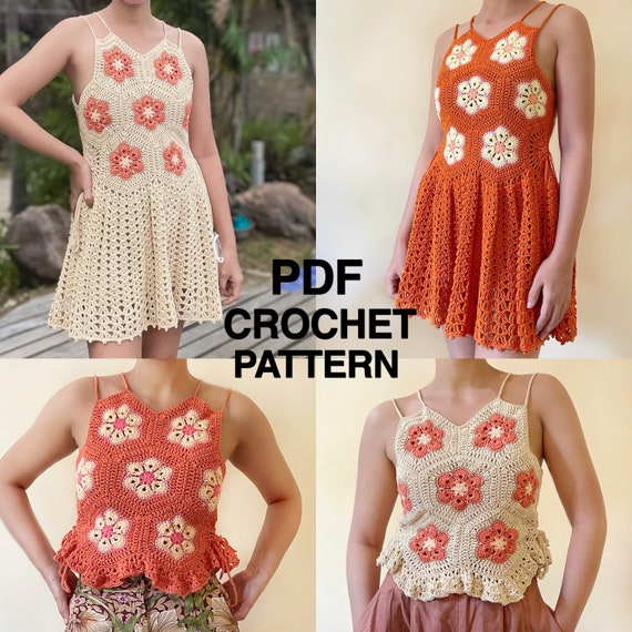 Behati Top and Dress Crochet Pattern | Etsy