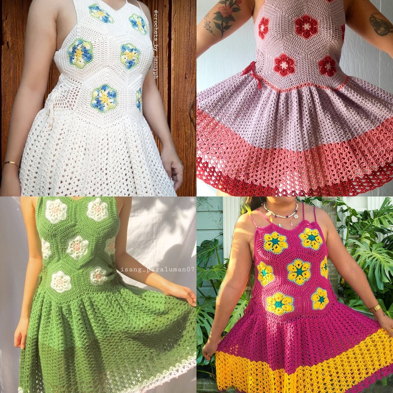 Behati Top and Dress Crochet Pattern - Etsy