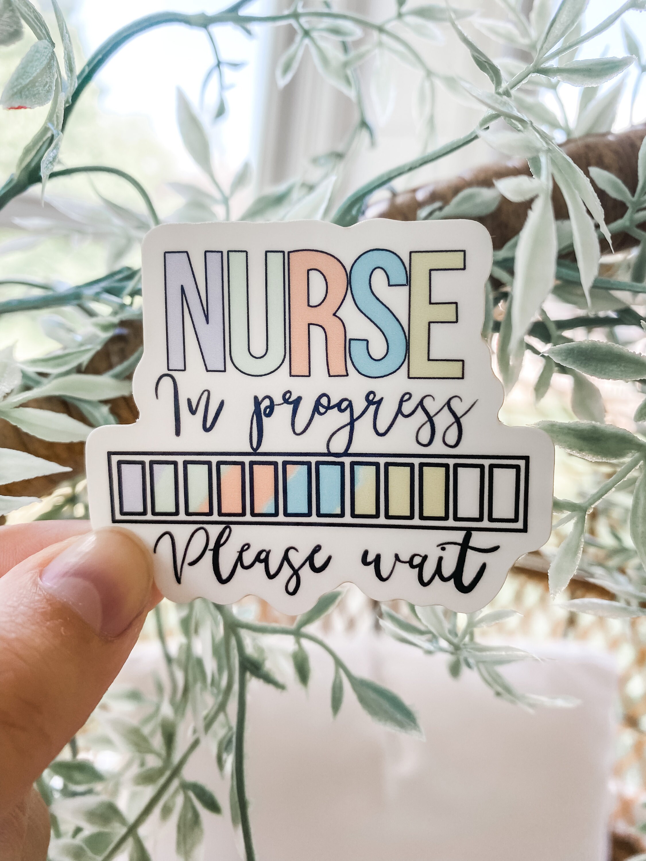 Nurse in Progress Please Wait Sticker Student Nurse Future - Etsy
