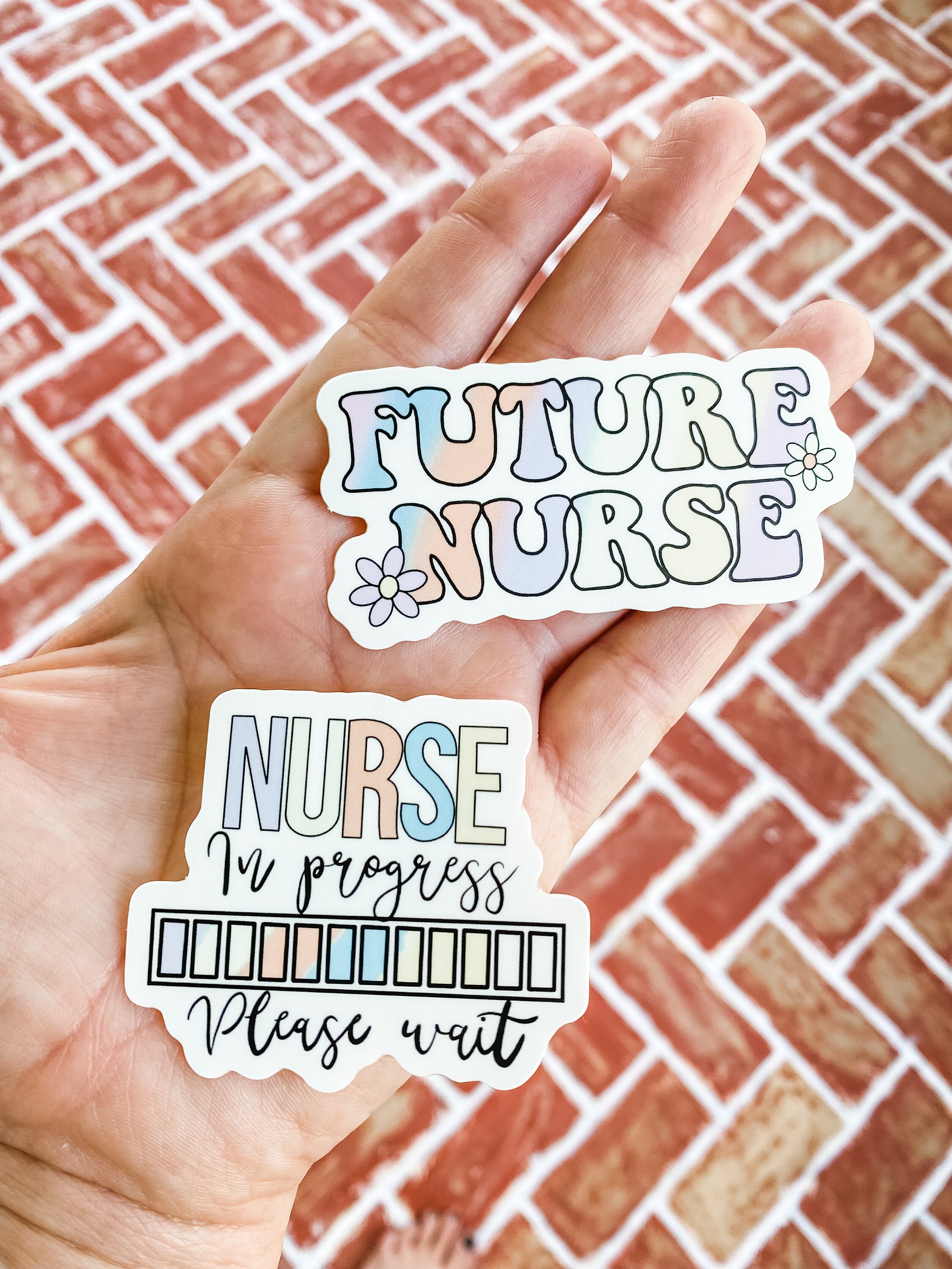 Nurse in Progress Please Wait Sticker Student Nurse Future - Etsy
