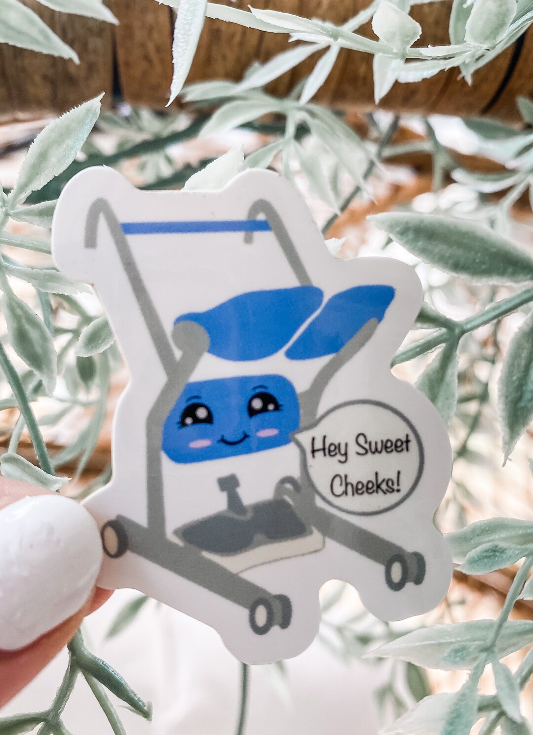 Sara Steady Sweet Cheeks Sticker Nurse Medical Humor Funny Sticker - Etsy