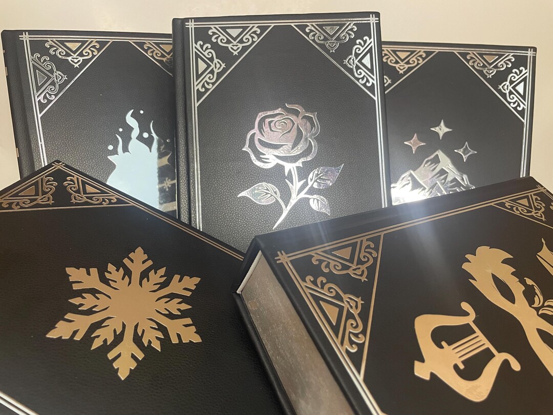 ACOTAR Series Custom Leather Re-bind - Etsy