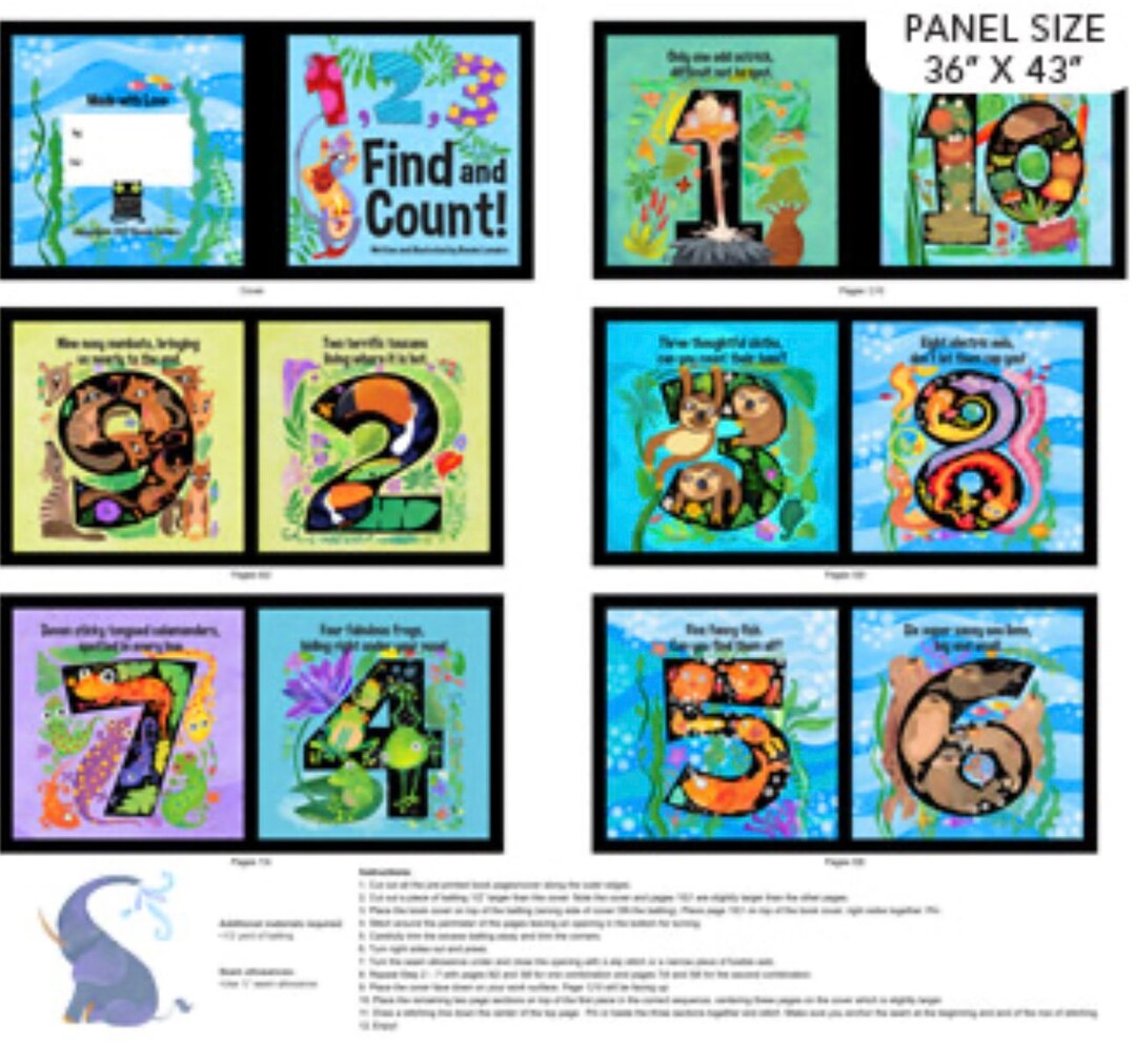 Northcott ABC Panels - Etsy