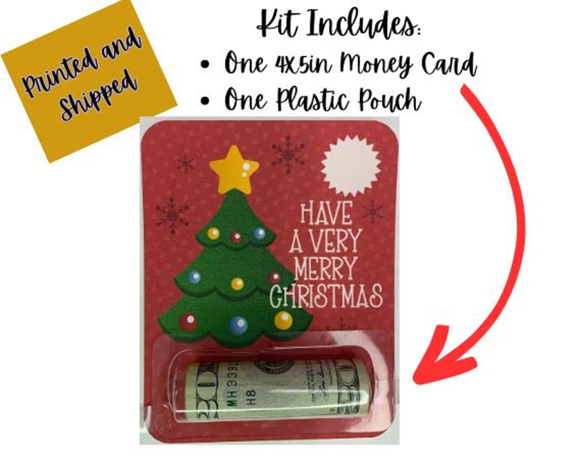 Have a Very Merry Christmas Money Card | Christmas Gift Money ...
