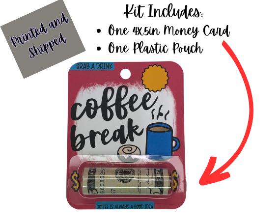 Coffee Break - Money Gift Card | Coffee Lovers | Appreciation Gift ...