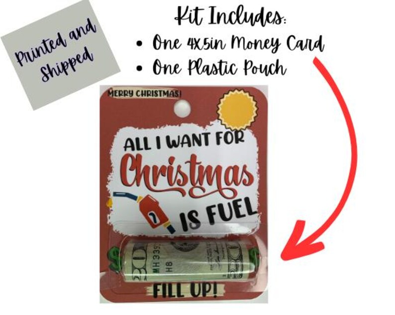 All I Want for Christmas is Fuel | Gas Money | Money Card | Gift Card ...