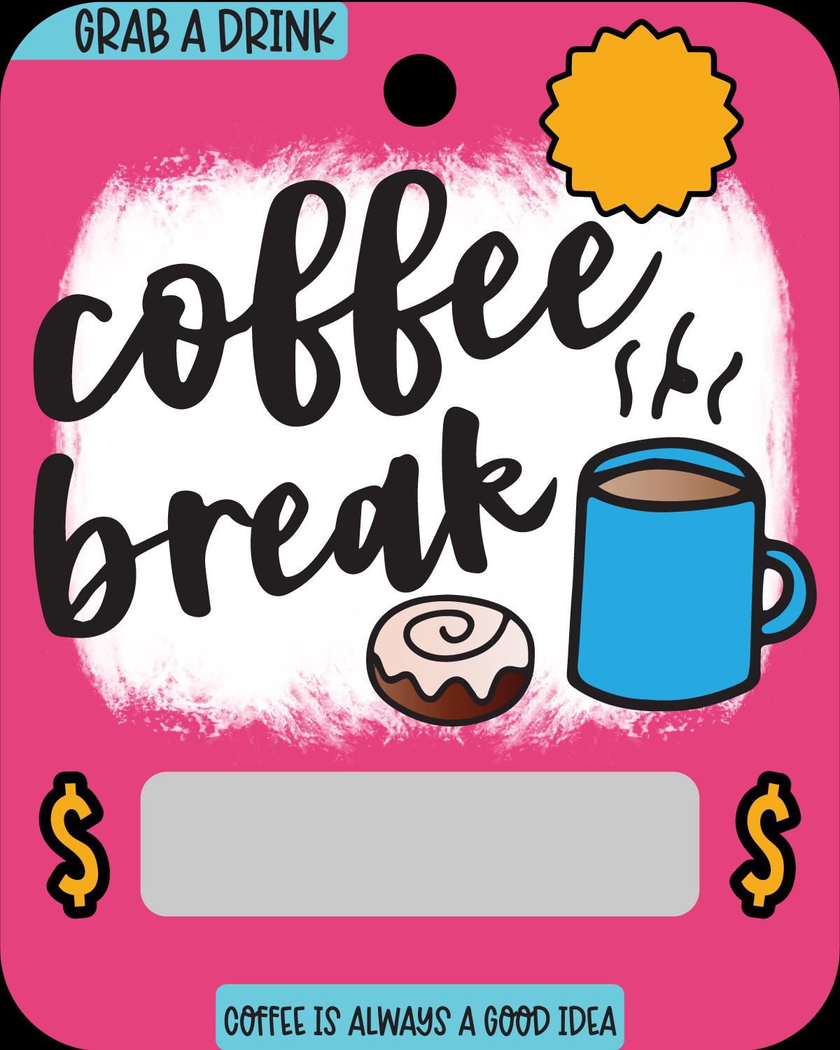 Coffee Break - Money Gift Card | Coffee Lovers | Appreciation Gift ...