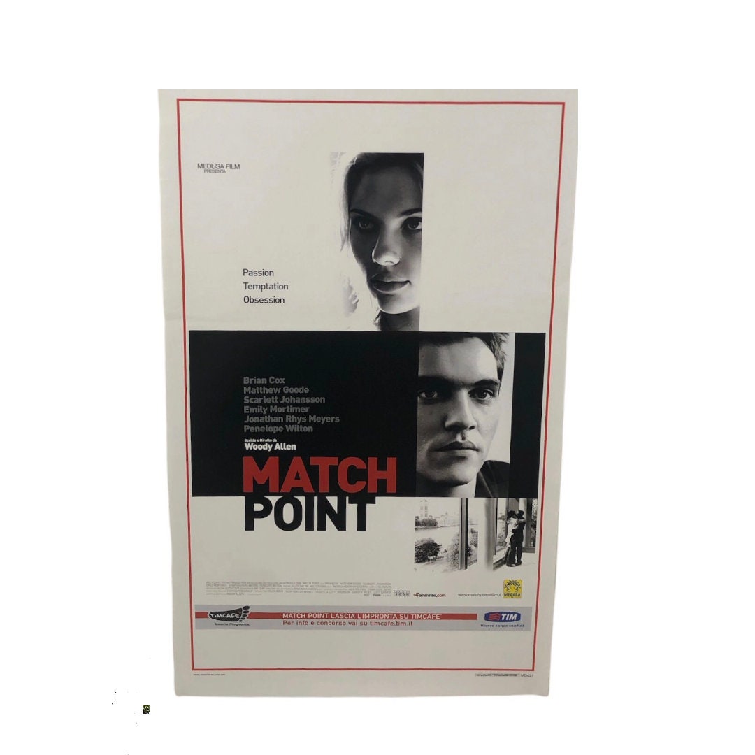 Match Point Kinofilmplakat 70 x 33 cm AUC6792 - Etsy.de
