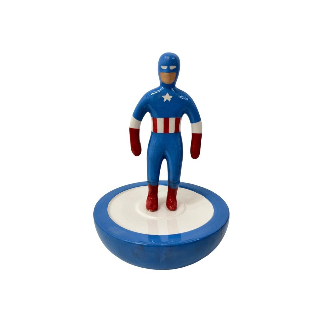 Giant Captain America Subbuteo Sculpture Signed Stefano Puzzo in ...