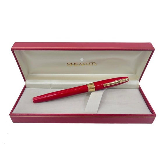 Sheaffer Red Fountain Pen Case AUC6166