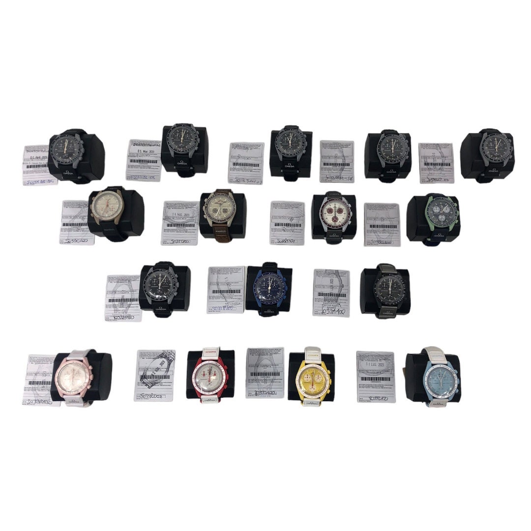 Complete Moonswatch Omega X Swatch Collection 16 PCS - Etsy