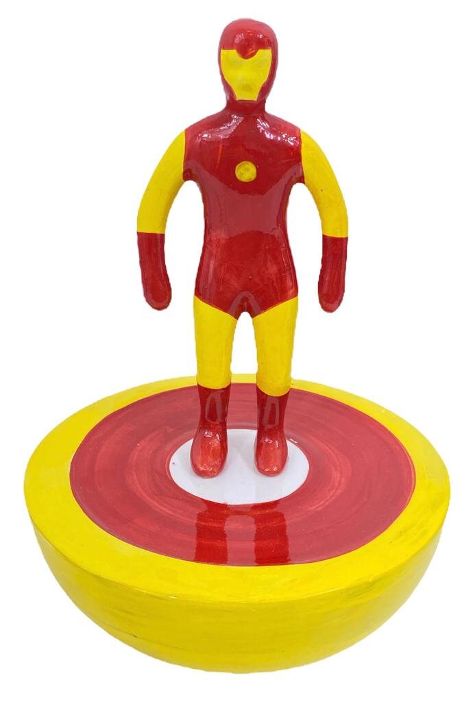 Giant Iron Man Subbuteo Sculpture Signed Stefano Puzzo in - Etsy