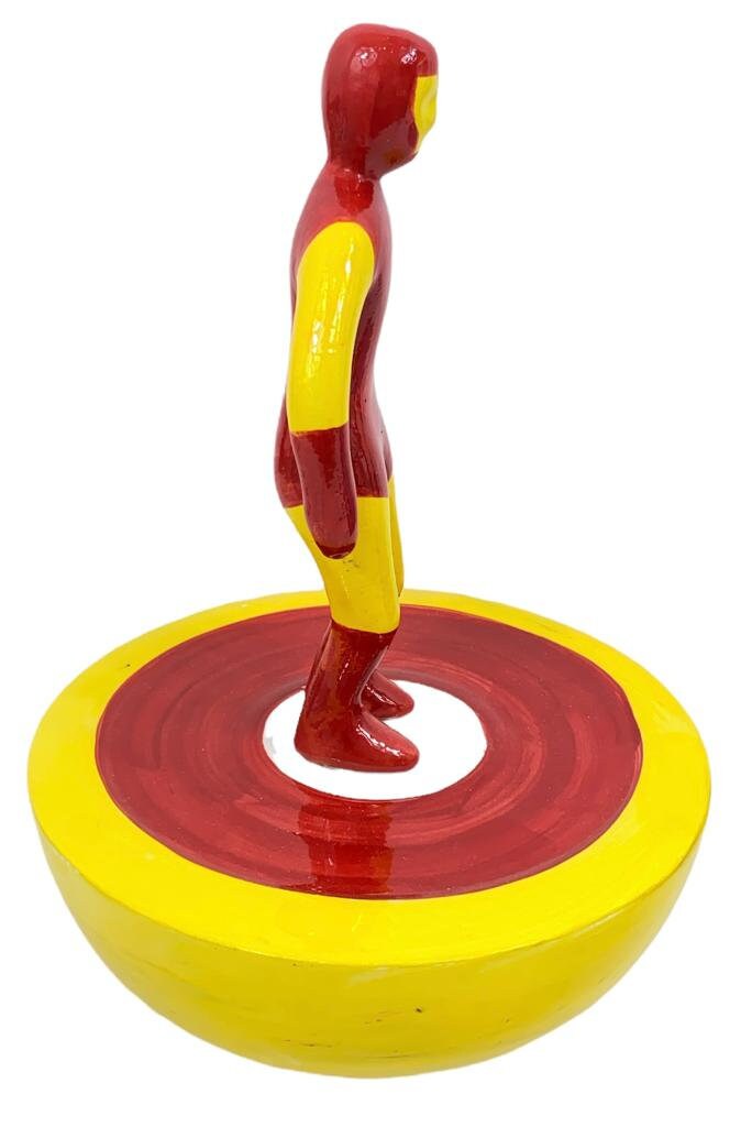 Giant Iron Man Subbuteo Sculpture Signed Stefano Puzzo in Ceramic - Etsy