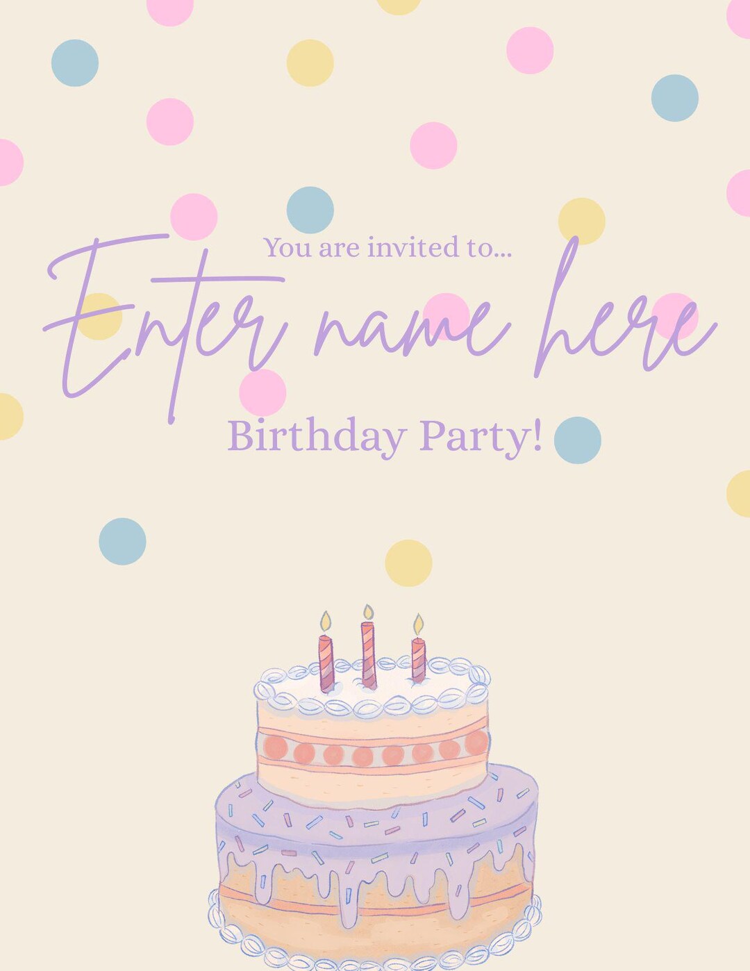 Preppy Birthday Card - Etsy