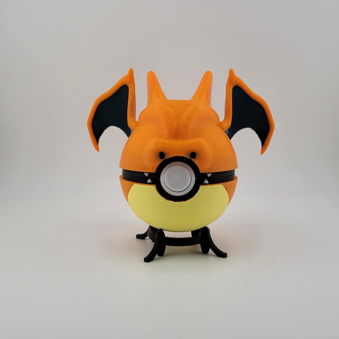 Charizard Pokeball, Pokemon Gift, Pokemon Decor, Themed Pokeball, 3D ...