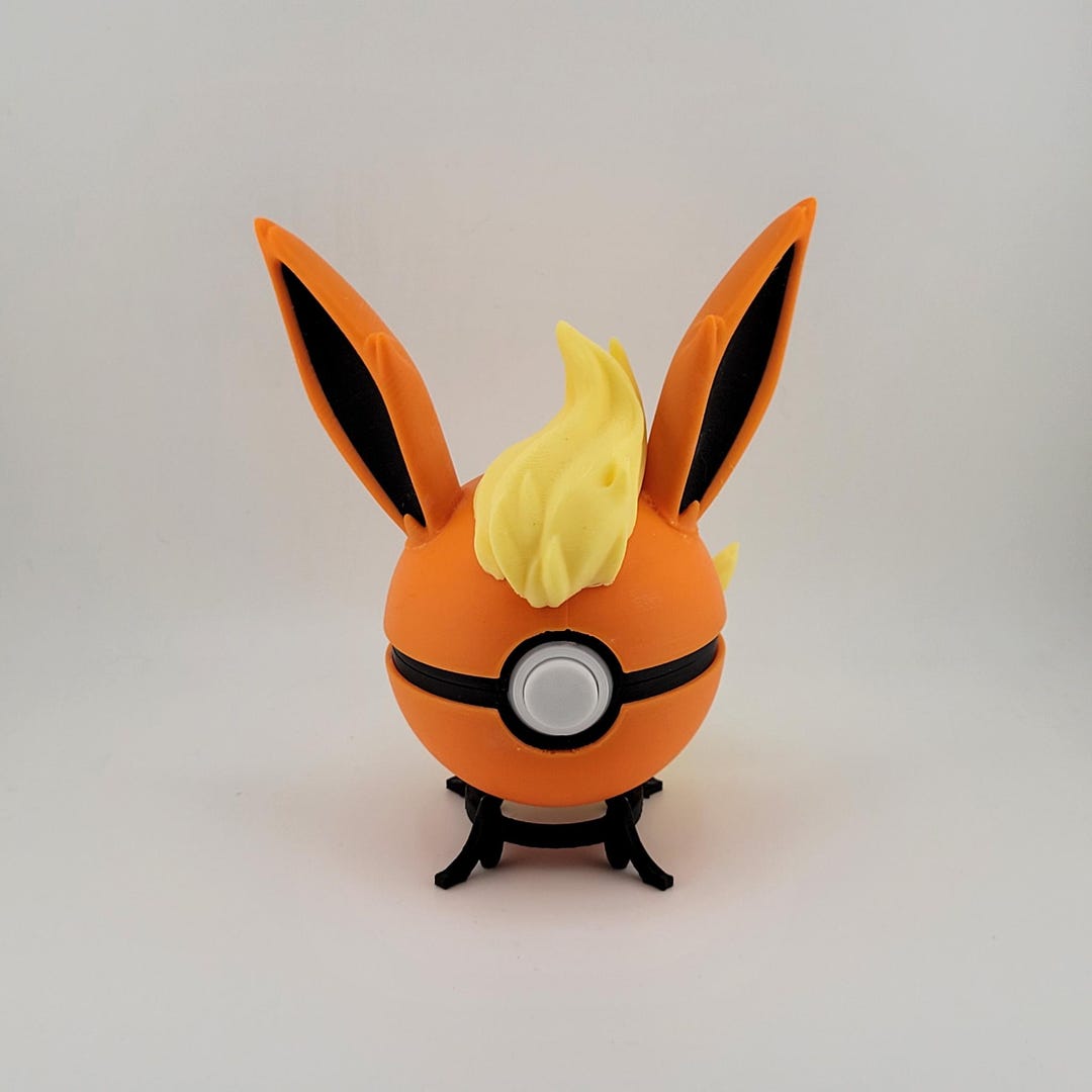 PRE-ORDER Flareon Pokeball, Eeveelution, Geeky Gift, Pokémon Decor ...